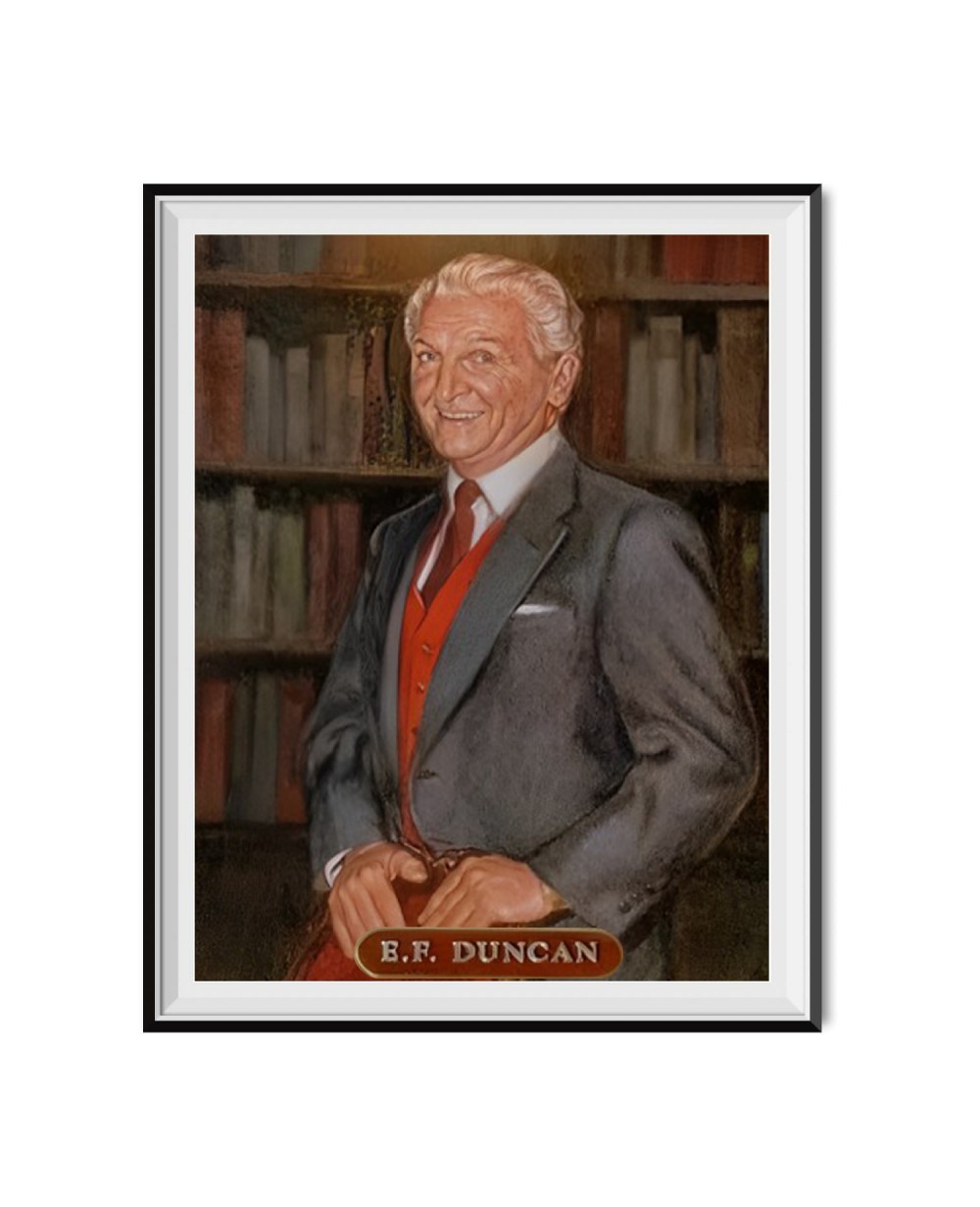 Mr. Duncan Portrait Painting Poster