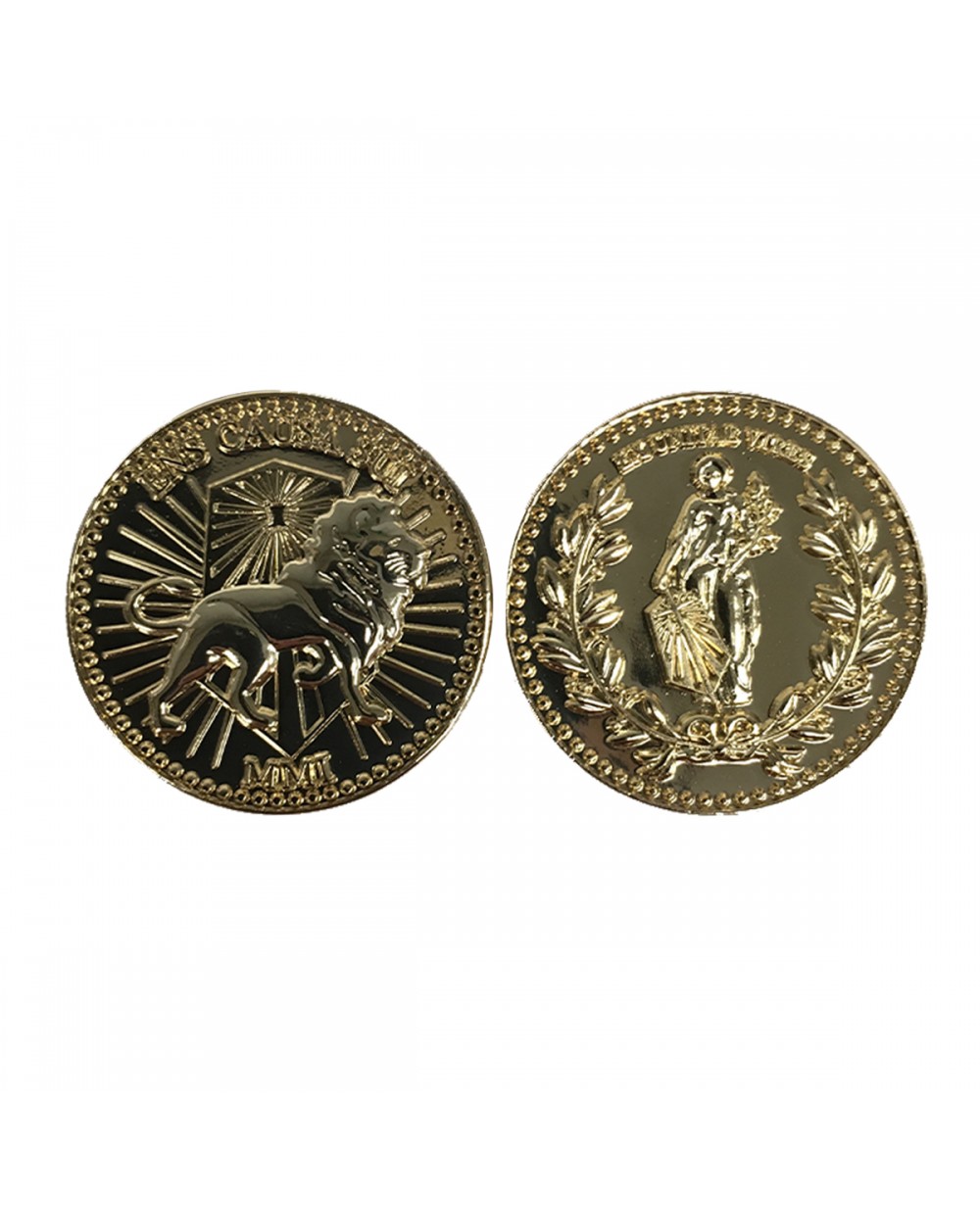 Ex Unitae Vires Ens Causa Sui Gold Coin