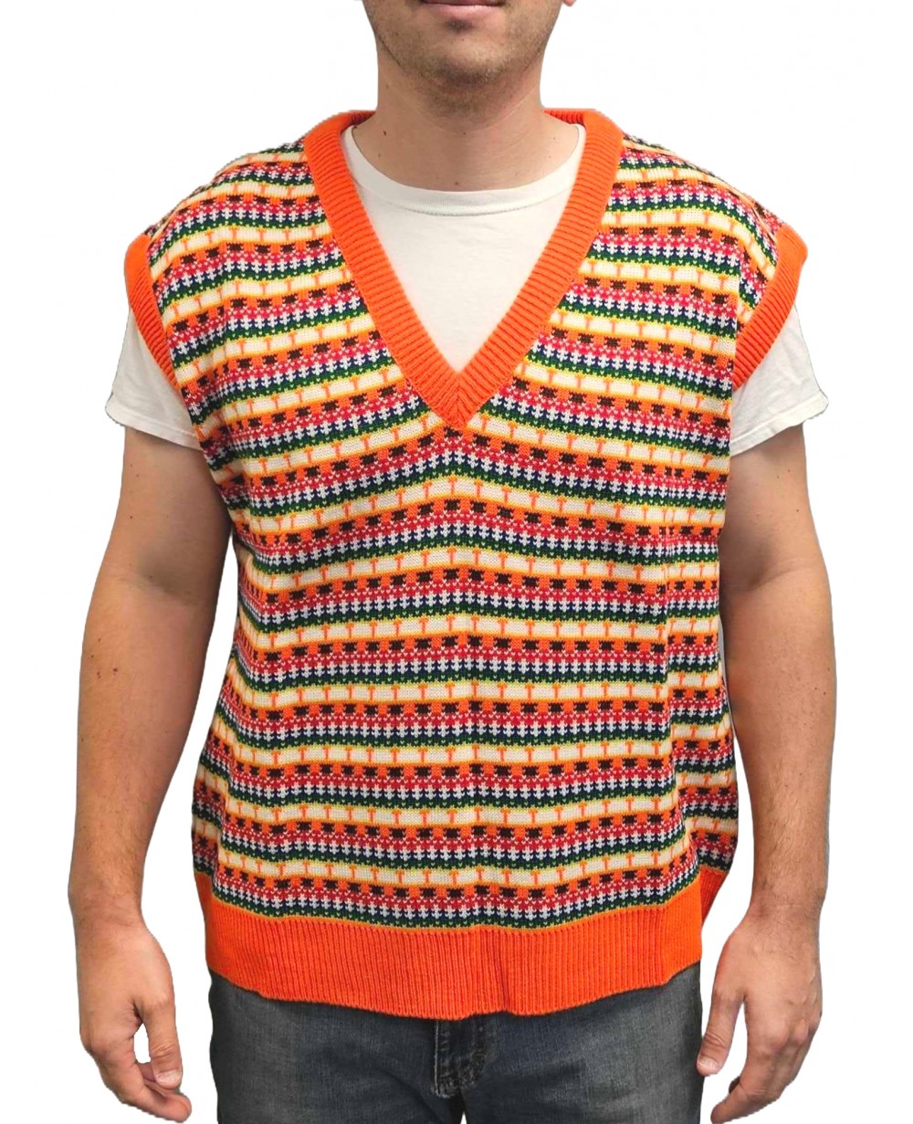 Magical Mystery Paul Fair Isle Pattern Sweater Vest