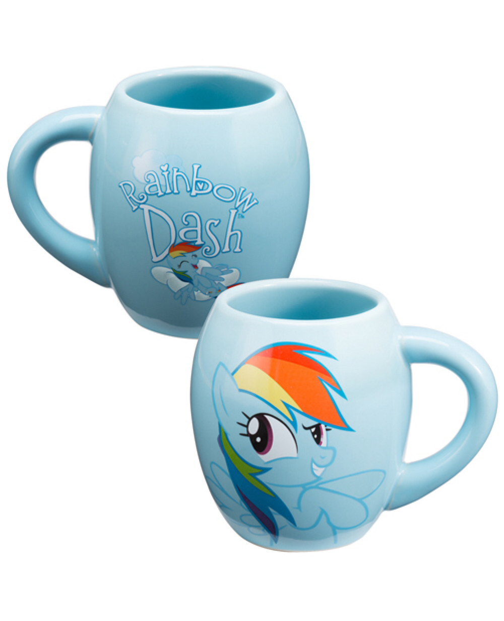 Rainbow Dash Oval Coffee Mug