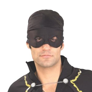 Adult Zorro Bandana with Eye Mask