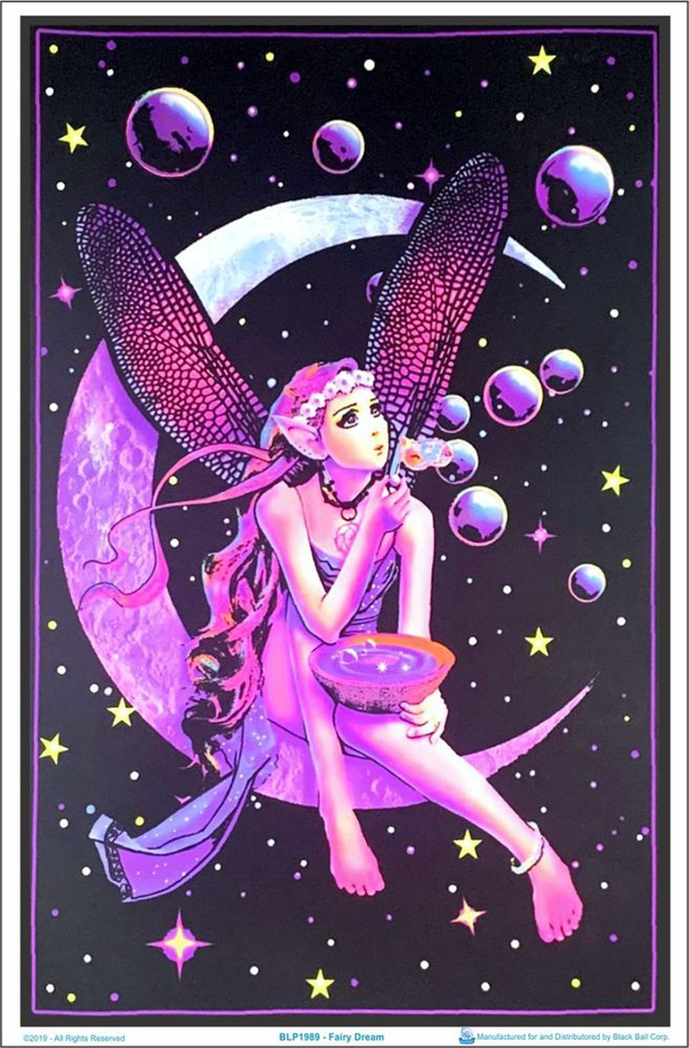 Fairy Dream Joseph Charron Blacklight Poster