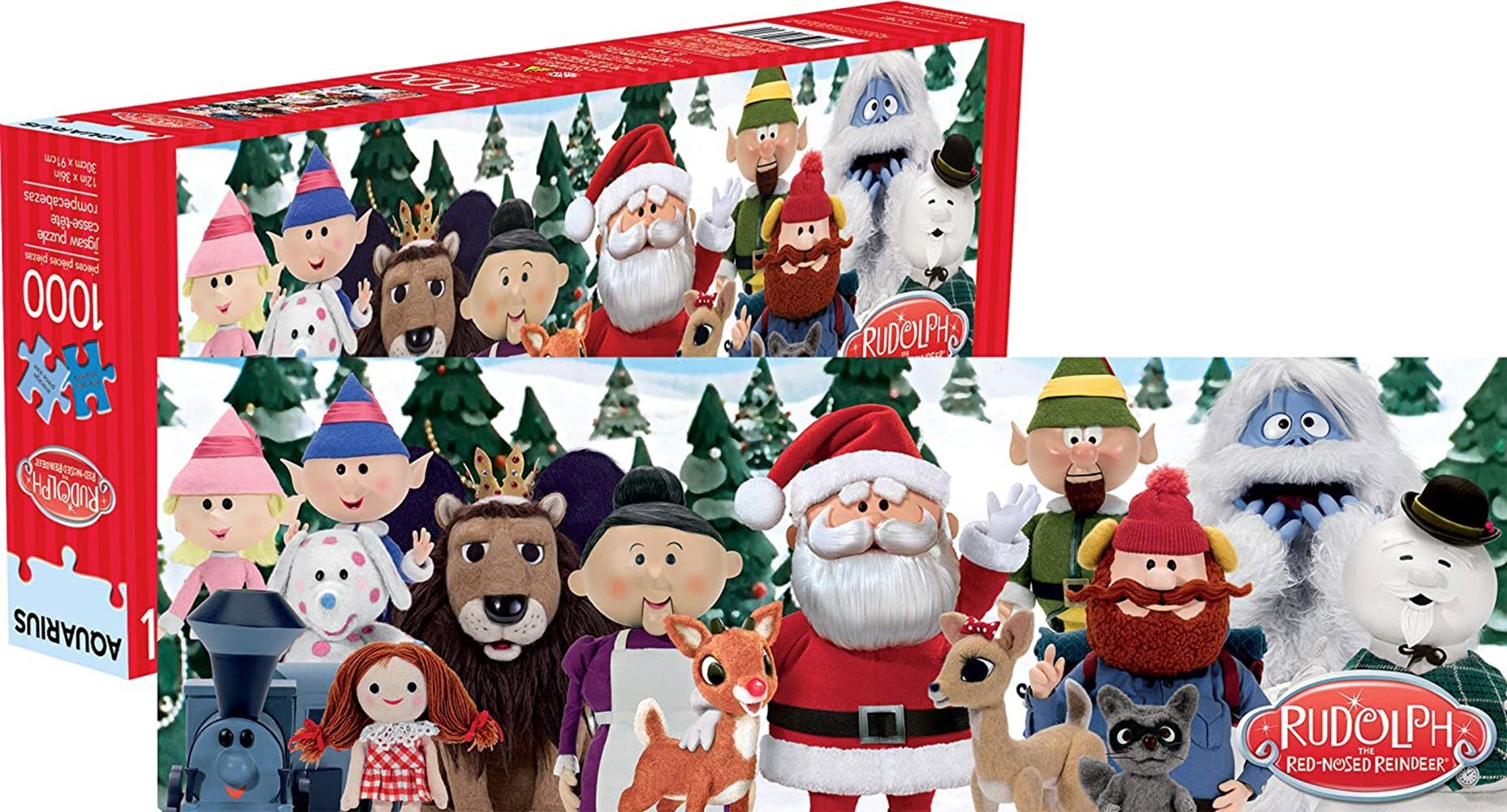 Rudolph The Red Nosed Reindeer 1000 Pieces Slim Jigsaw Puzzle