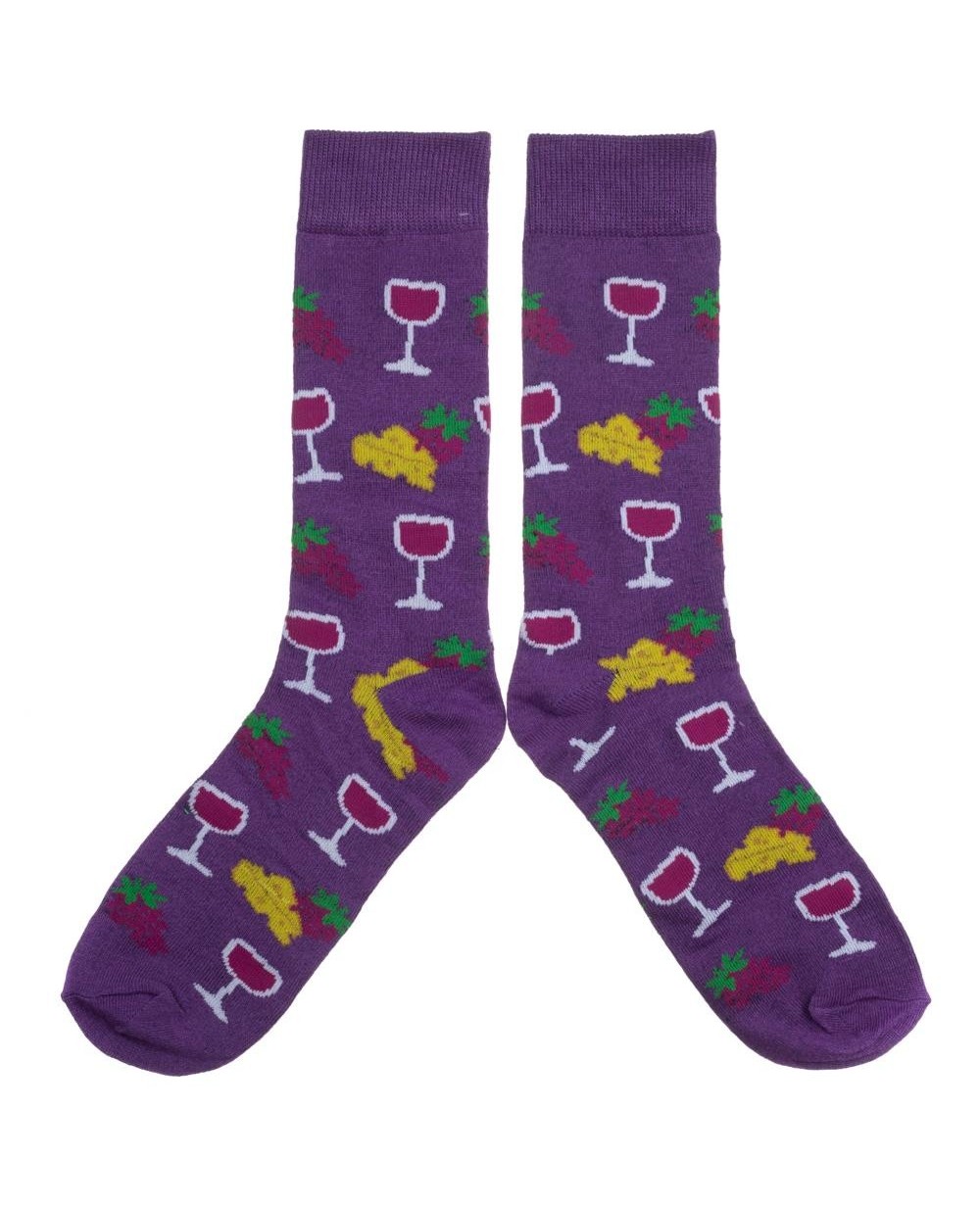 Happy Hour Themed 3 Pairs of Crew Socks Box Set