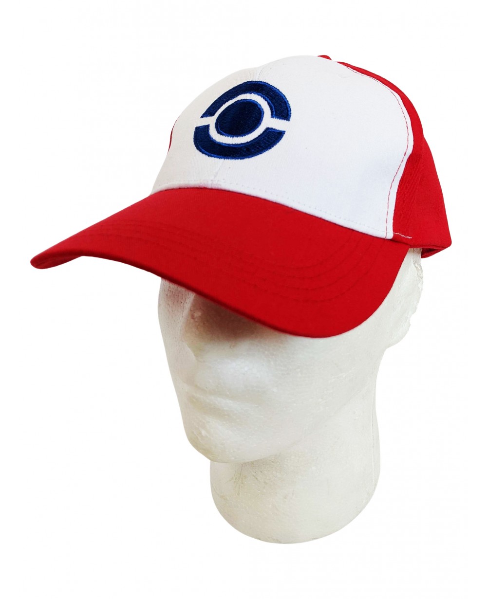 Ash Ketchum Blue Logo Baseball Cap