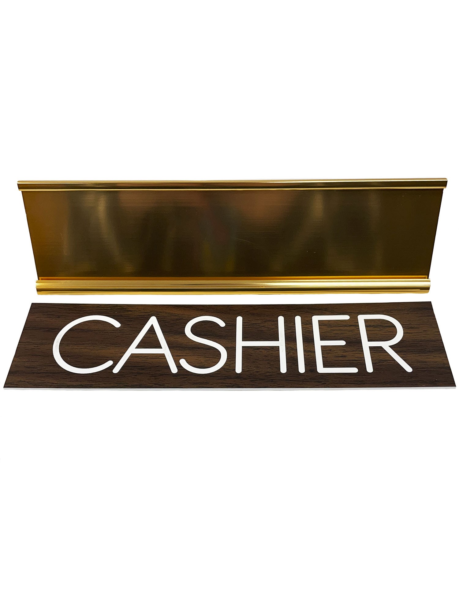 Monk's Cafe Cashier Name Plate