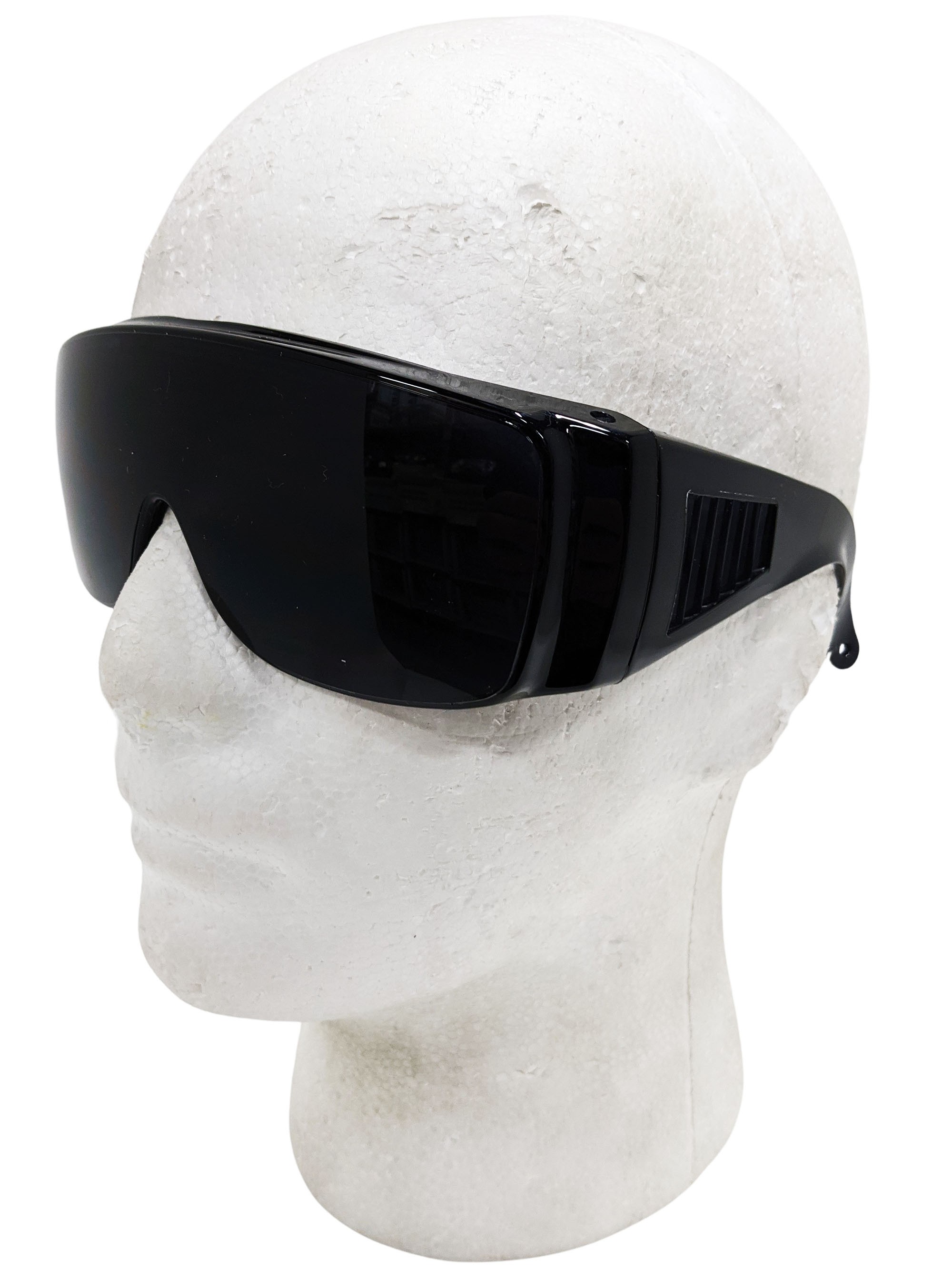 Oversized Dark Lens With Side Shield Sunglasses