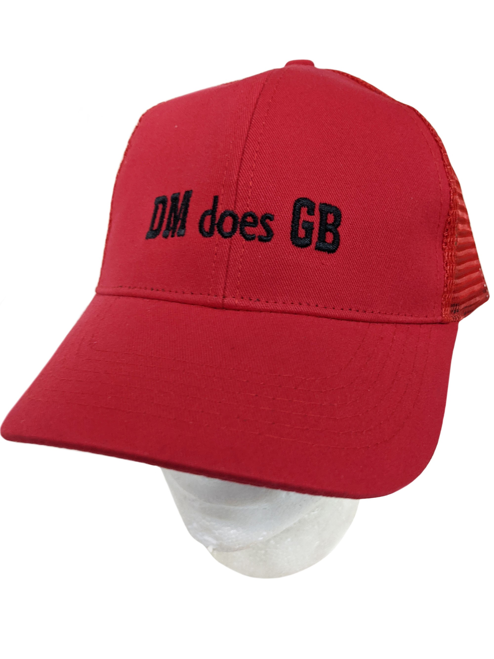 DM Does GB Red Trucker Hat